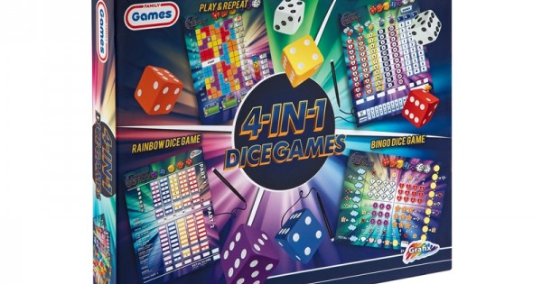 Grafix Игри със зарове, 4 в 1 - от Мебели Богдан на супер цена