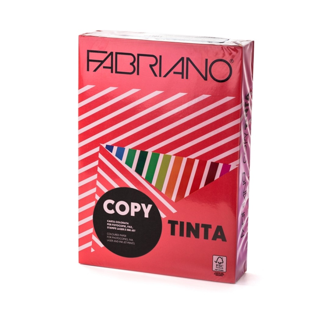 Fabriano Копирна хартия Copy Tinta, A4, 80 g/m2, червена, 500
