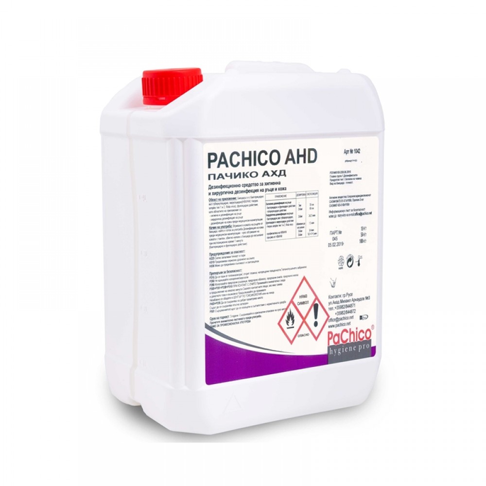 PaChico Дезинфектант за ръце AHD, професионален, 5 L - от Мебели