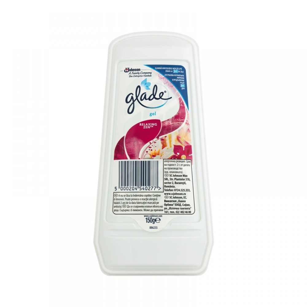 Glade Ароматизатор, гел, релаксиращ зен, 150 g - от Мебели Богдан