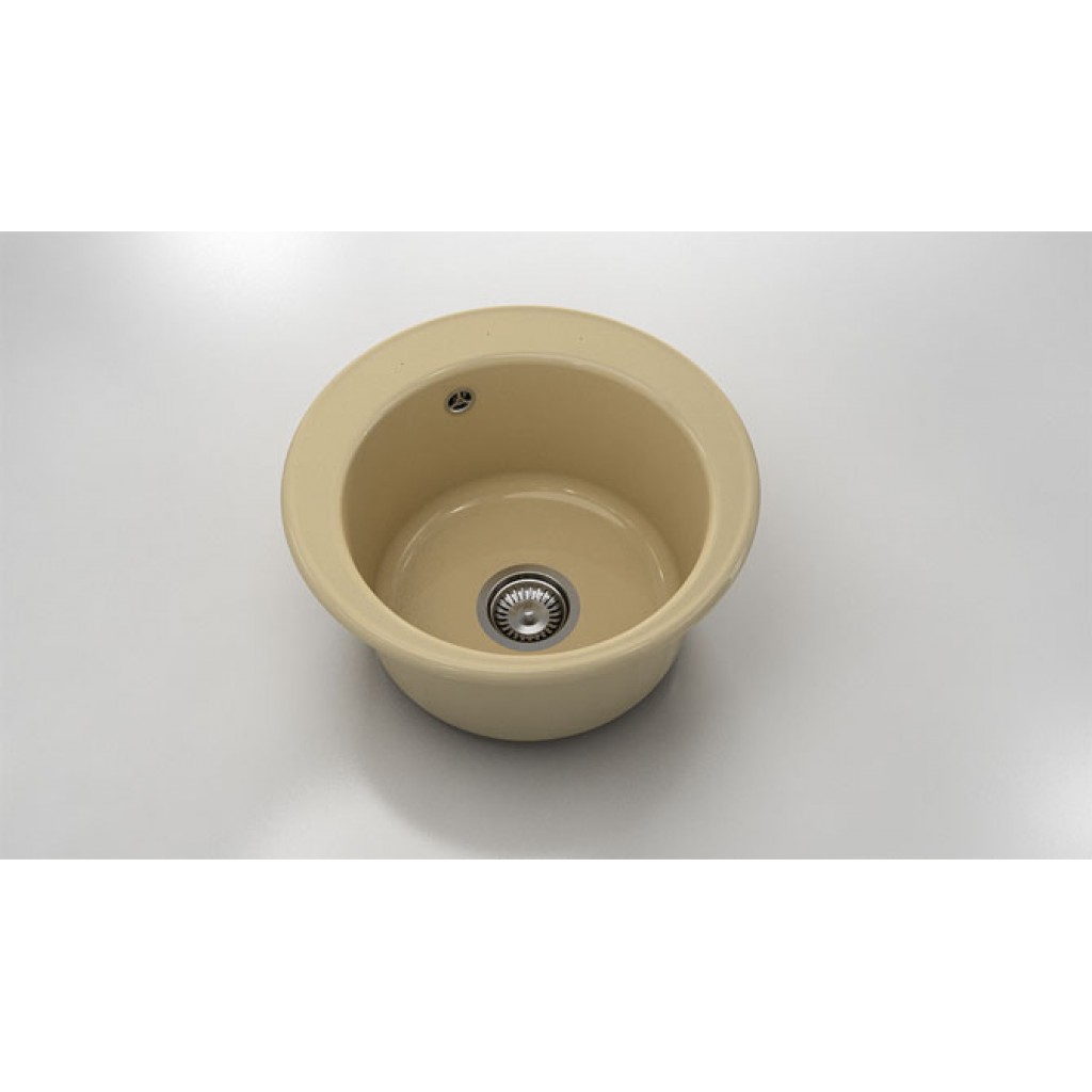 Мивка Classic 220, Polymer marble, 05 Капучино гранит, с включен сифон ...