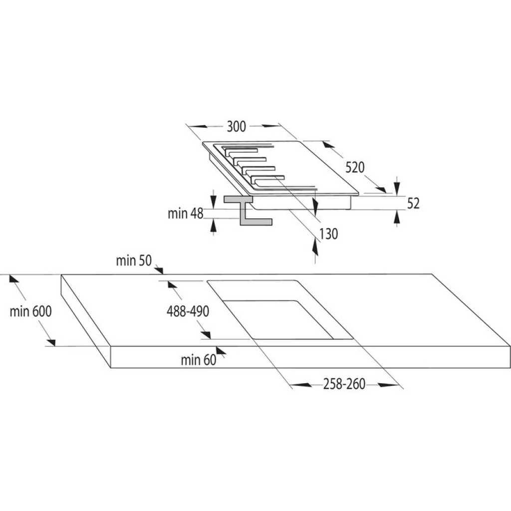 Вграден газов плот Gorenje GC321B - от Мебели Богдан на супер цена